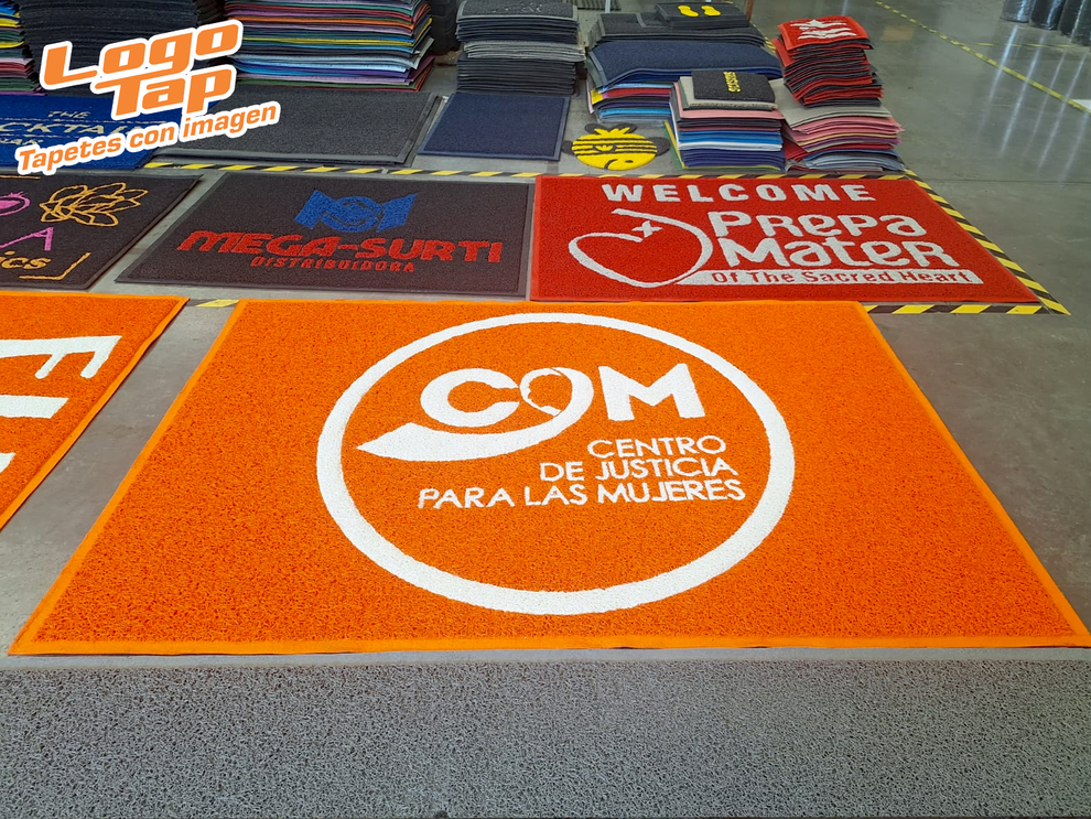 Tapete Personalizado Rizo Pvc – LogoTap